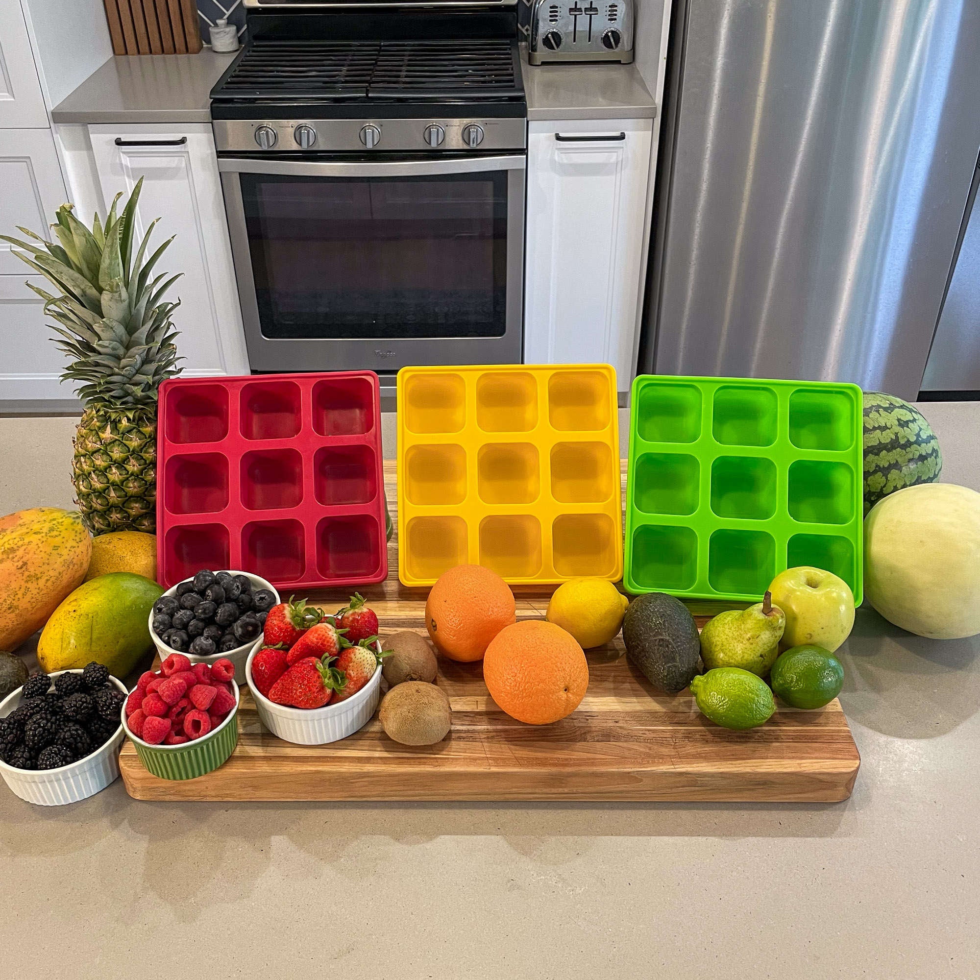 Half Cup Freezer Tray for Smoothies – Smootheeze